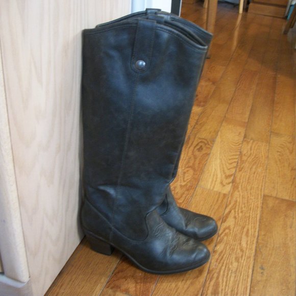 Target | Shoes | Target Charcoal Gray Kneehigh Boots | Poshmark